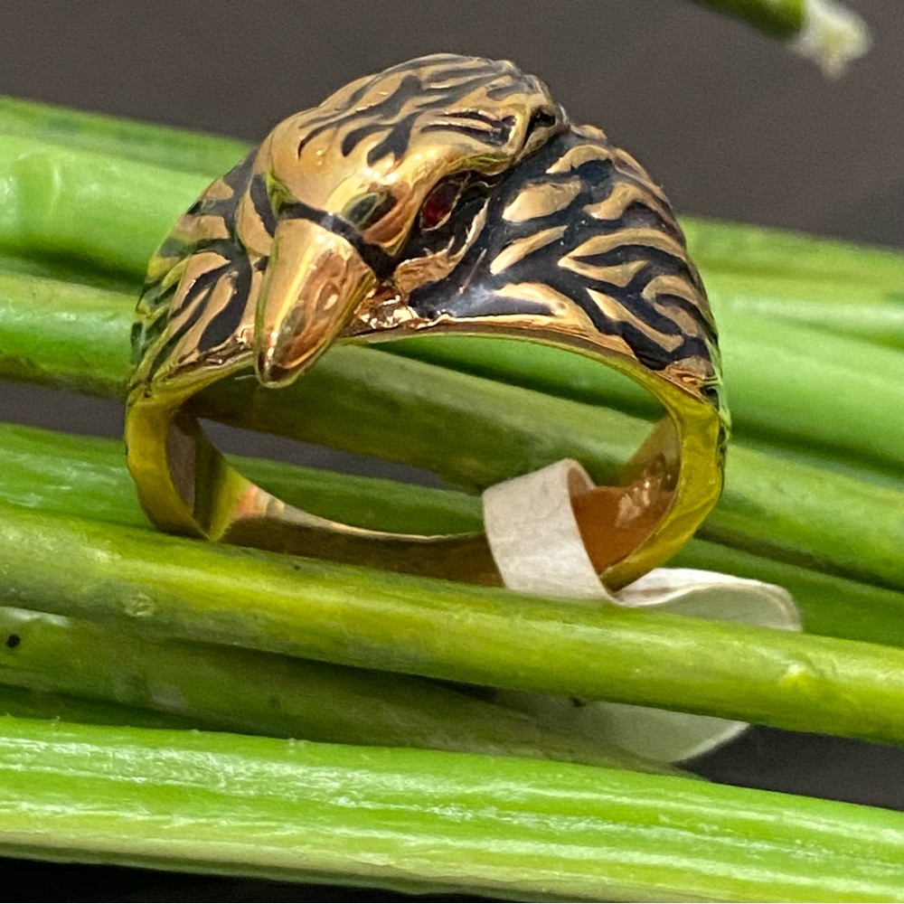 Vintage Rs Covenant Gold-Plated Eagle Men’s Fashion R… - Gem